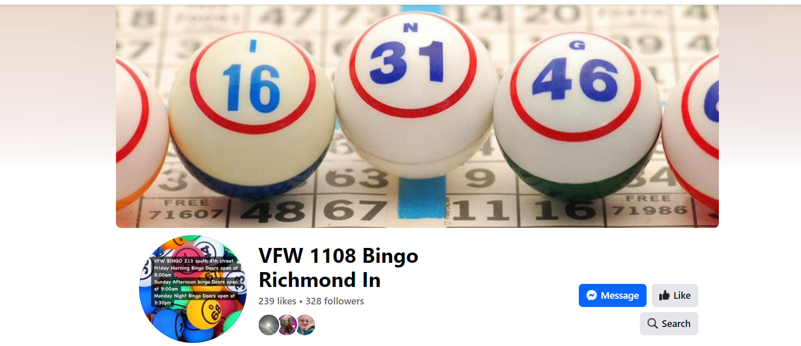 BINGO – VFW Kirk-Little Post 1108
